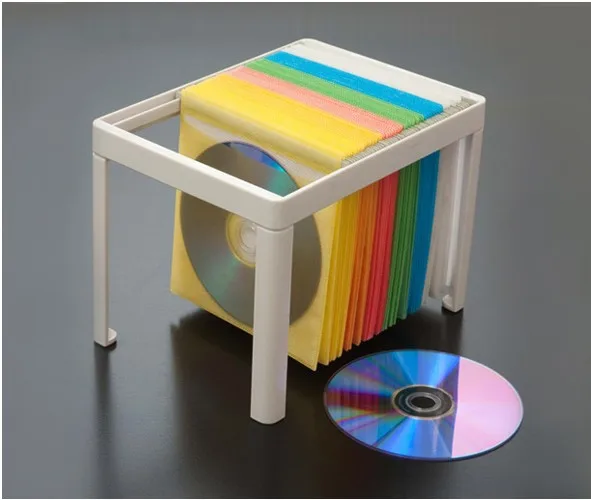 Купить hipce diy cd стойки большой емкости для хранения 120 шт. компакт ...