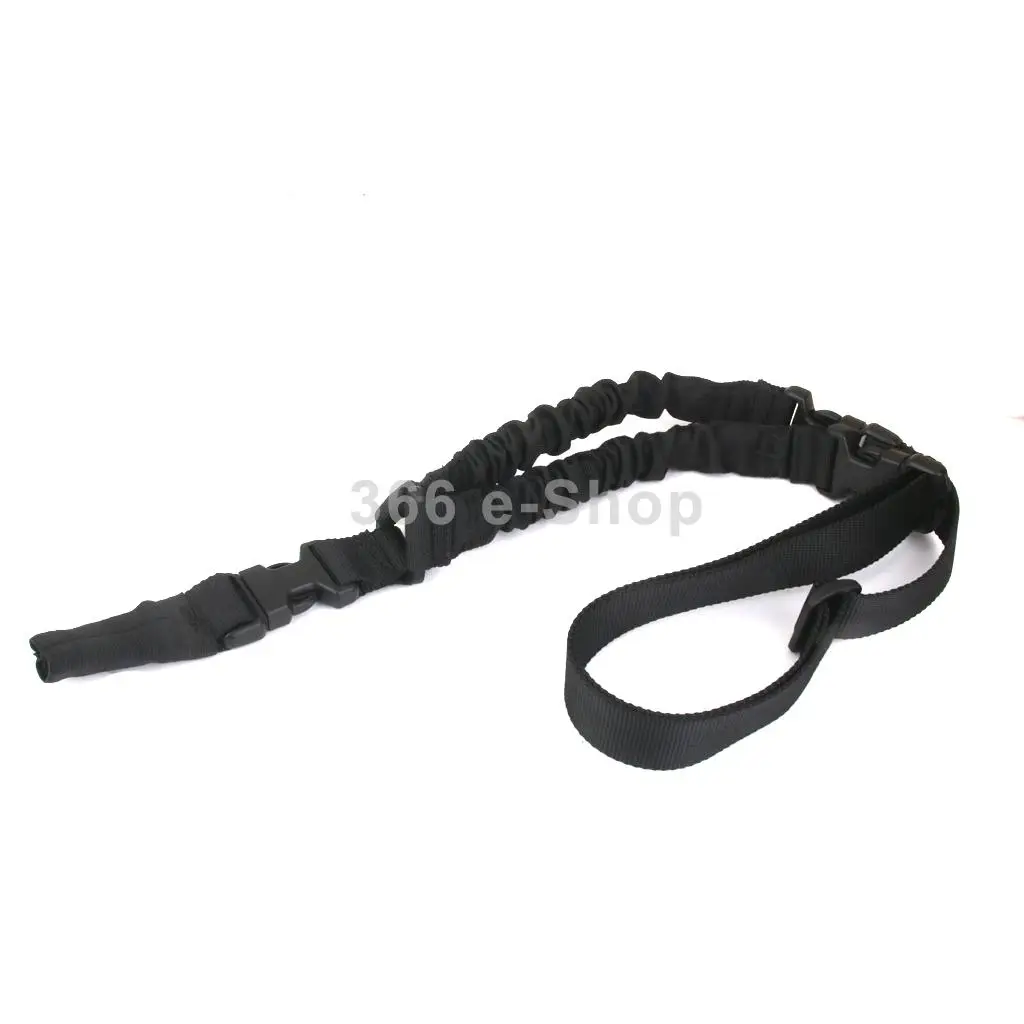 Adjustable Nylon Single Point Sling Bungee Tactical Rifle Gun Strap ...