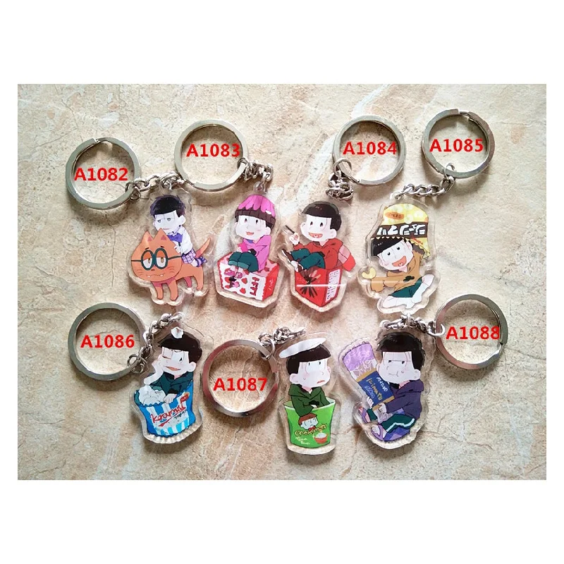 7pcs-set-Anime-Keychain-Mr-osomatsu-san-Ichimatsu-Choromatsu ...