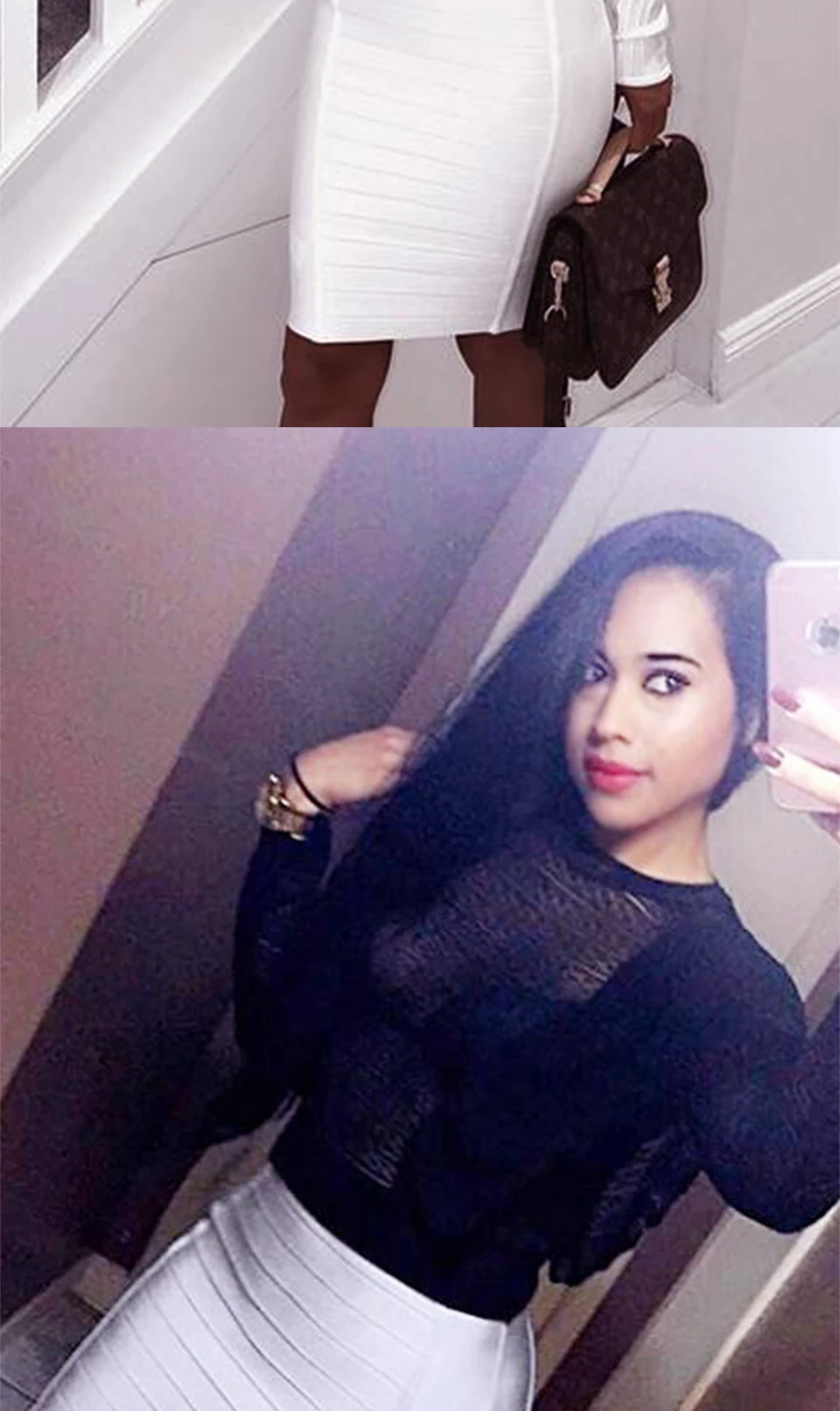 WillBeNice, новинка, сексуальная облегающая юбка-карандаш, в полоску, до колена, бандажные юбки ...