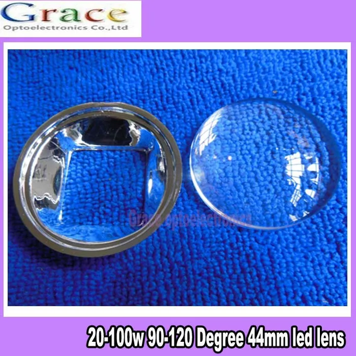 90-120Degree-44mm-Convex-Optical-Glass-Led-Lens-Led-Lens-Reflector-for ...