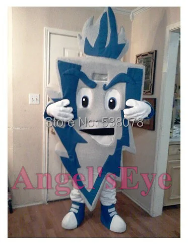 Blue-Lightning-Bolt-Mascot-Costume-Adult-Size-Cartoon-Character ...
