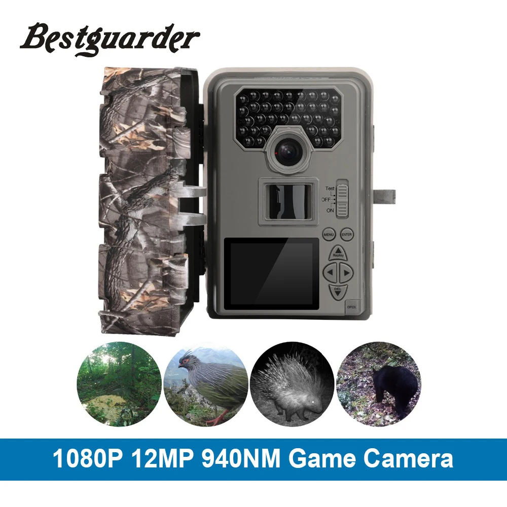 12MP 940nm 2.0'' LCD Infrared Hunting Camera Motion Detection Night ...