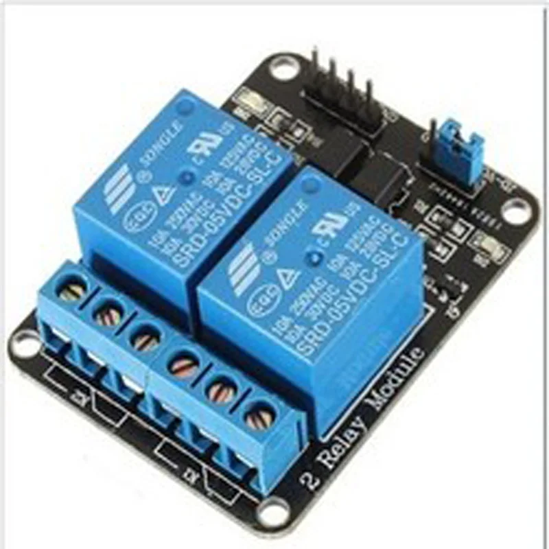 2-way, Relay Module, 5v With Optocoupler Protection, Relay Expansion ...