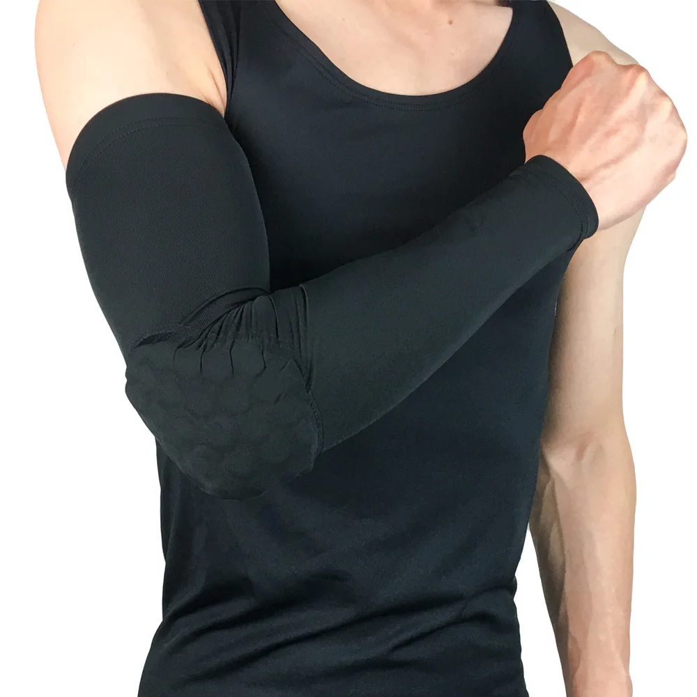 Elastic Arm Warmers Sport Basketball Arm Sleeve Shooting Crashproof ...