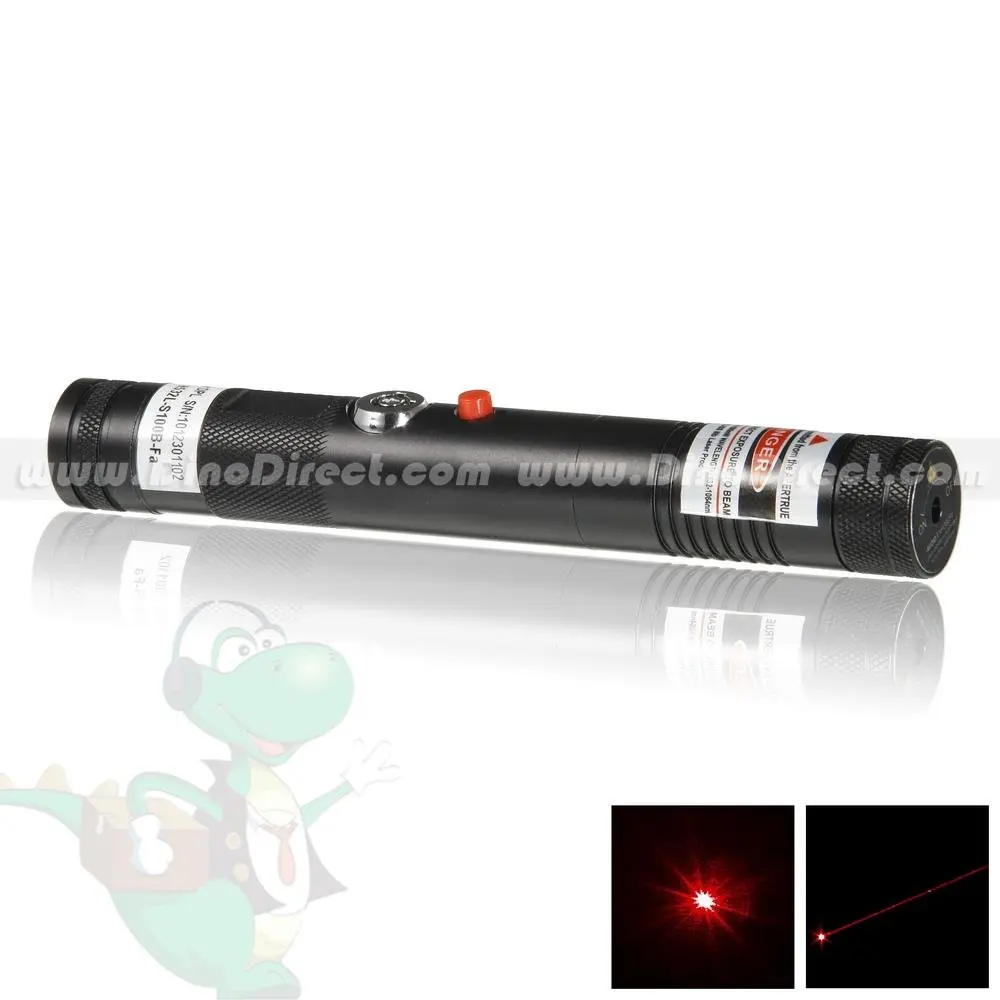 650nm 200mW Flashlight Handheld Pure Red Laser Pointer Pen (Certified ...