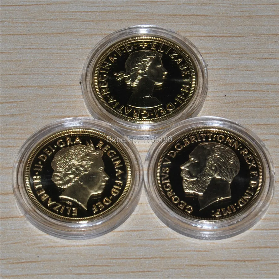 Mezcla de 30 unids/lote, moneda 1963 de la Reina de Inglaterra ...