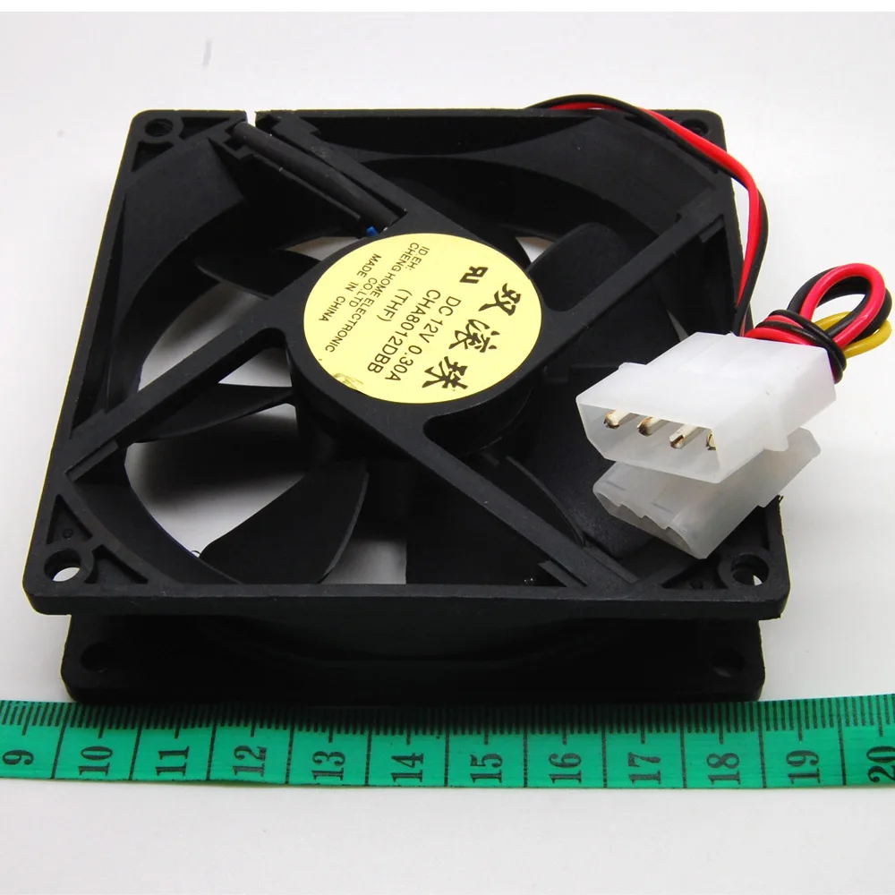 DC 12V 4 Pin Black Plastic PC Cooling Fan 90mm x 90mm x 25mm/Colourful ...