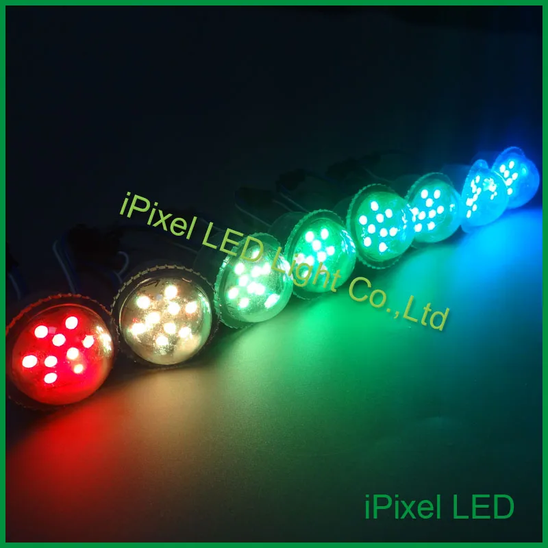 Outdoor digital 3pcs smd5050 26mm rgb programmable pixel leds for ...