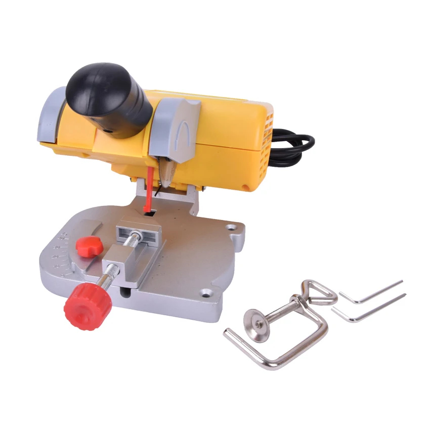 45-Degree-Mini-Cutting-Machine-Bench-Cut-off-Saw-Steel-Blade-DIY-Tools ...
