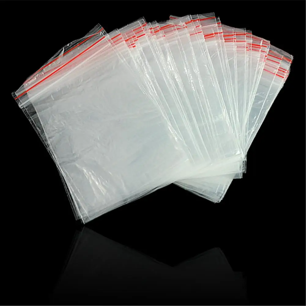WITUSE Small Ziplock Bags 9x13cm Plastic Ziplock Resealable Packing WITUSE Small Ziplock Bags 9x13cm Plastic Ziplock Resealable Packing