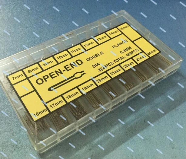 Free Shipping 1 Set 1.0mm Diameter Double Flande Open End Watch Split ...