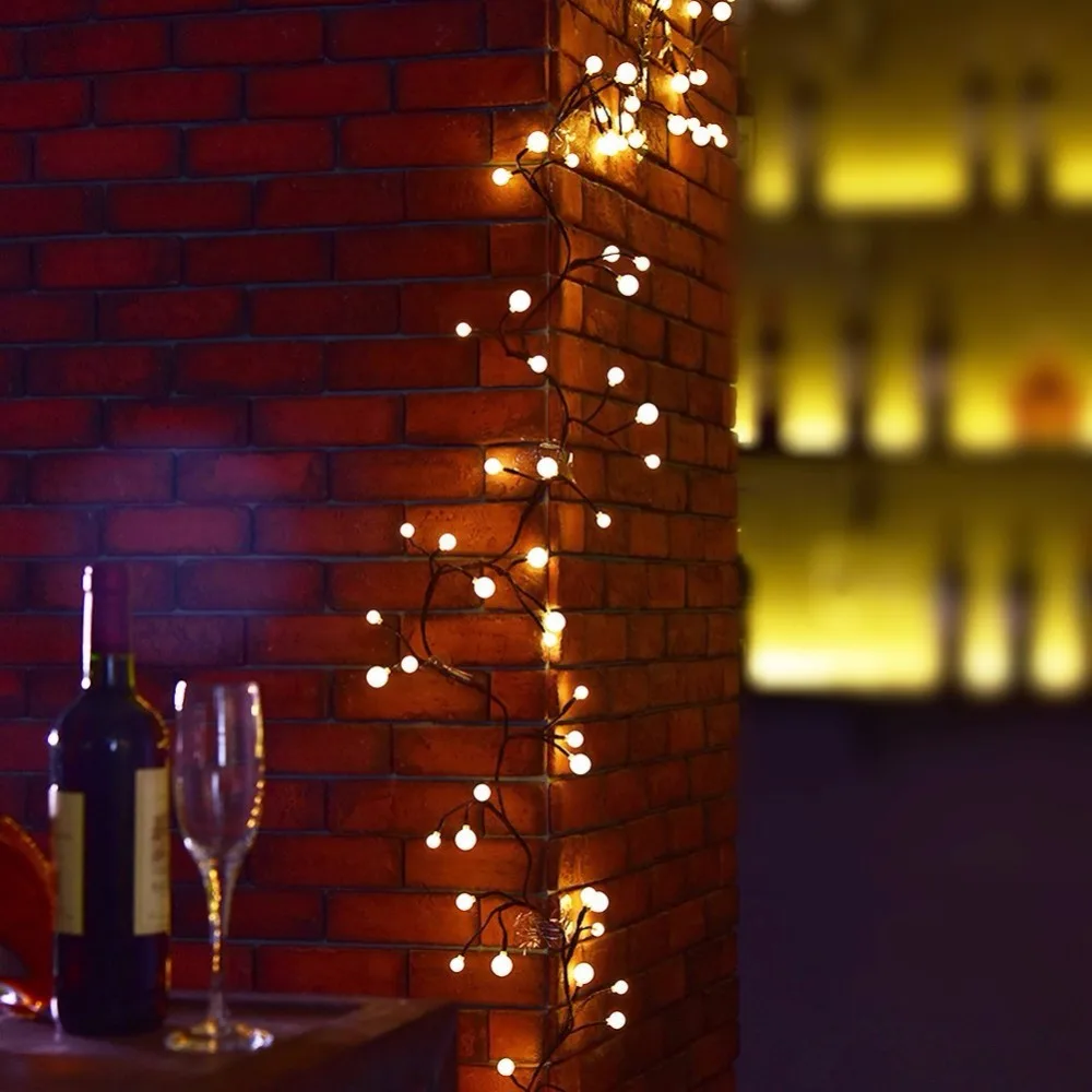 Globe String Light 8.2Ft 3m LED Decorative String Lights for Garden ...