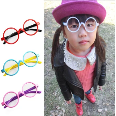 2015-round-cute-glasses-frames-Children-boys-girls-spectacle-frames ...