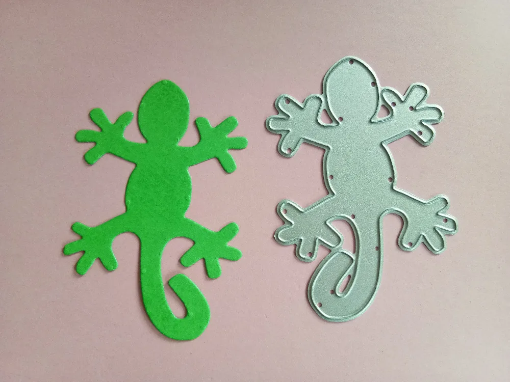 Paper Lizard Die Cut Scrapbooking Papercraft etna.com.pe