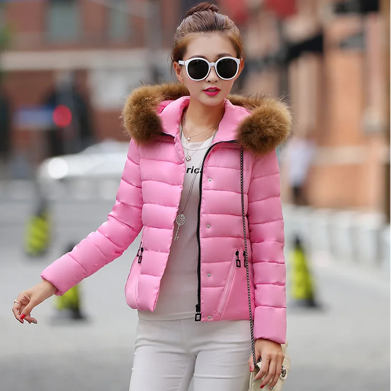 M 3XL 9colors 2015 New SHORT Winter coat Women cotton jacket Fashion ...