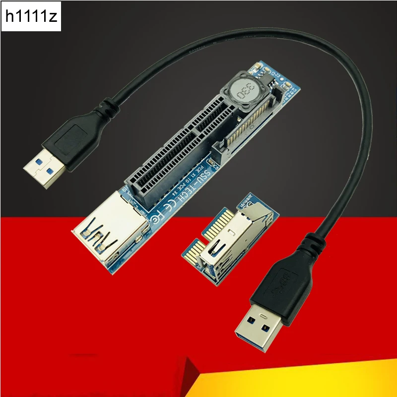 Adaptador USB 3,0 para tarjeta PCI Express, extensor de tarjeta ...