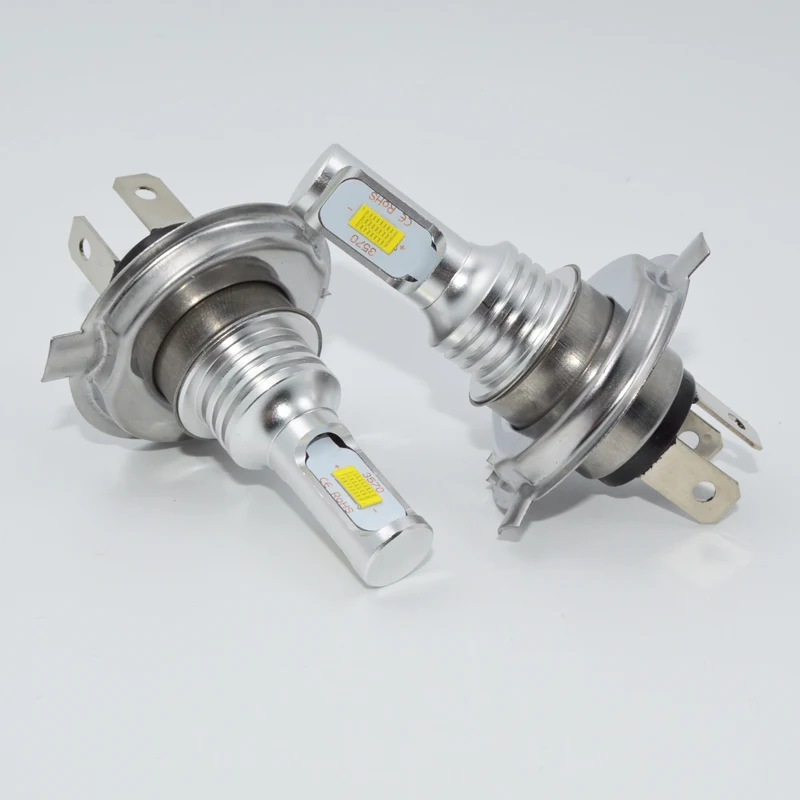 H4 Led Bulb High Power 72W Ultra Bright H4 headlight LED Car lamp 6000K ...