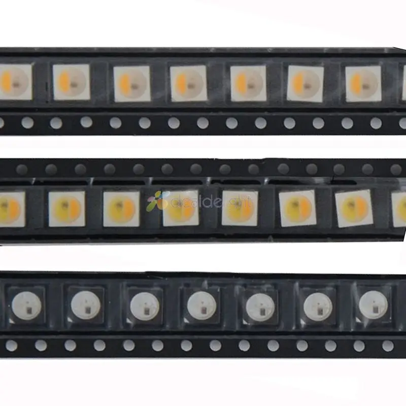 Puce LED numérique RGB RGBW SK6812, 50 à 1000 pièces, rvb blanc/chaud ...