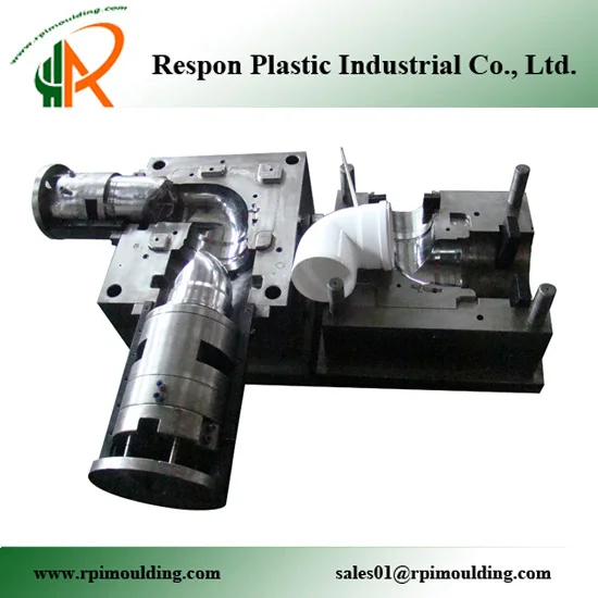 China Custom Injection Plastic 90 Degree Elbow Mould Pipe Fitting Mould ...