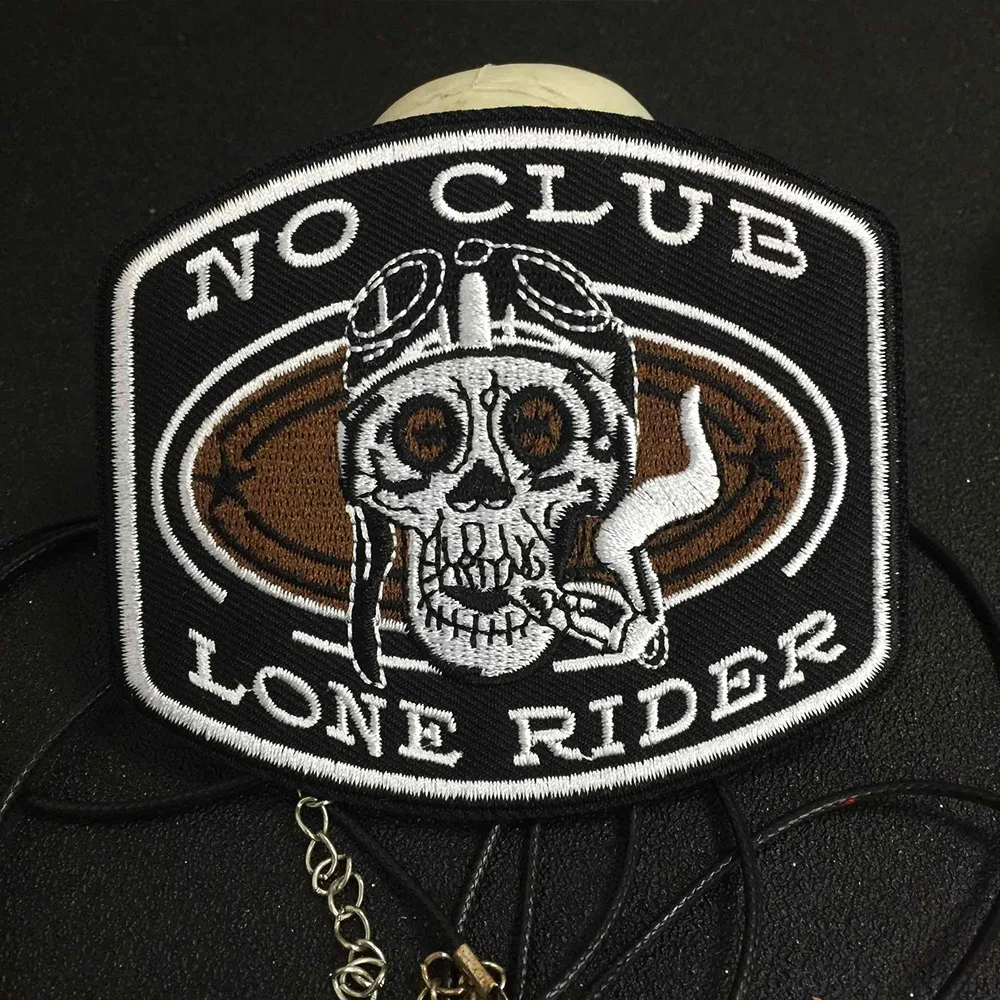 No club rider biker patch for Jacket backing, punk motorcycle ...