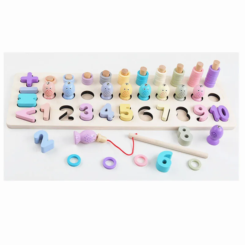 New Montessori Jigsaw Wooden Puzzle wooden didactic toys grote tangram ...