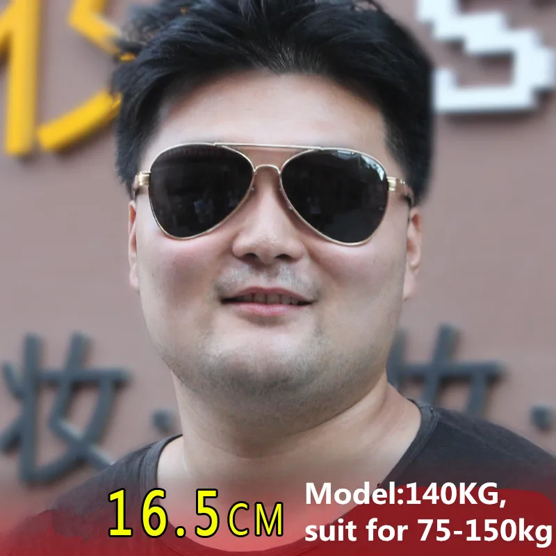 Buy Vazrobe 165mm Oversized Polarized Sunglasses Men