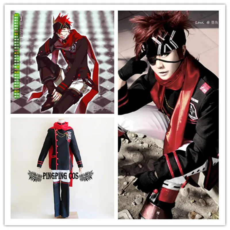 Anime D.Gray man Cosplay Lavi Cosplay Costumes Suit Can be Customized ...