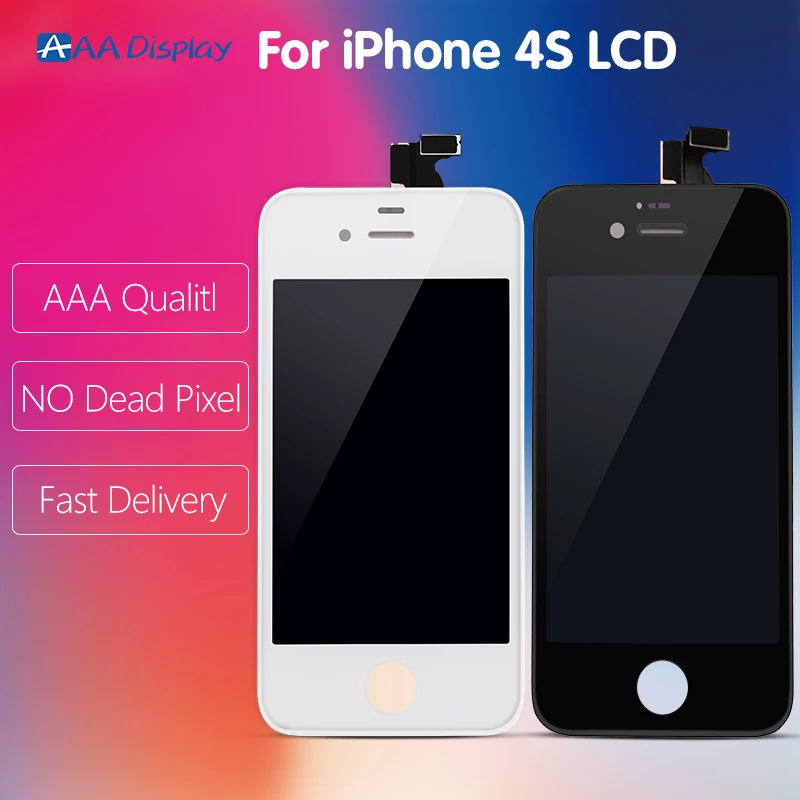 10 PCS/LOT Hot Sale LCD Screen For iPhone 4S Touch Screen Replacement ...