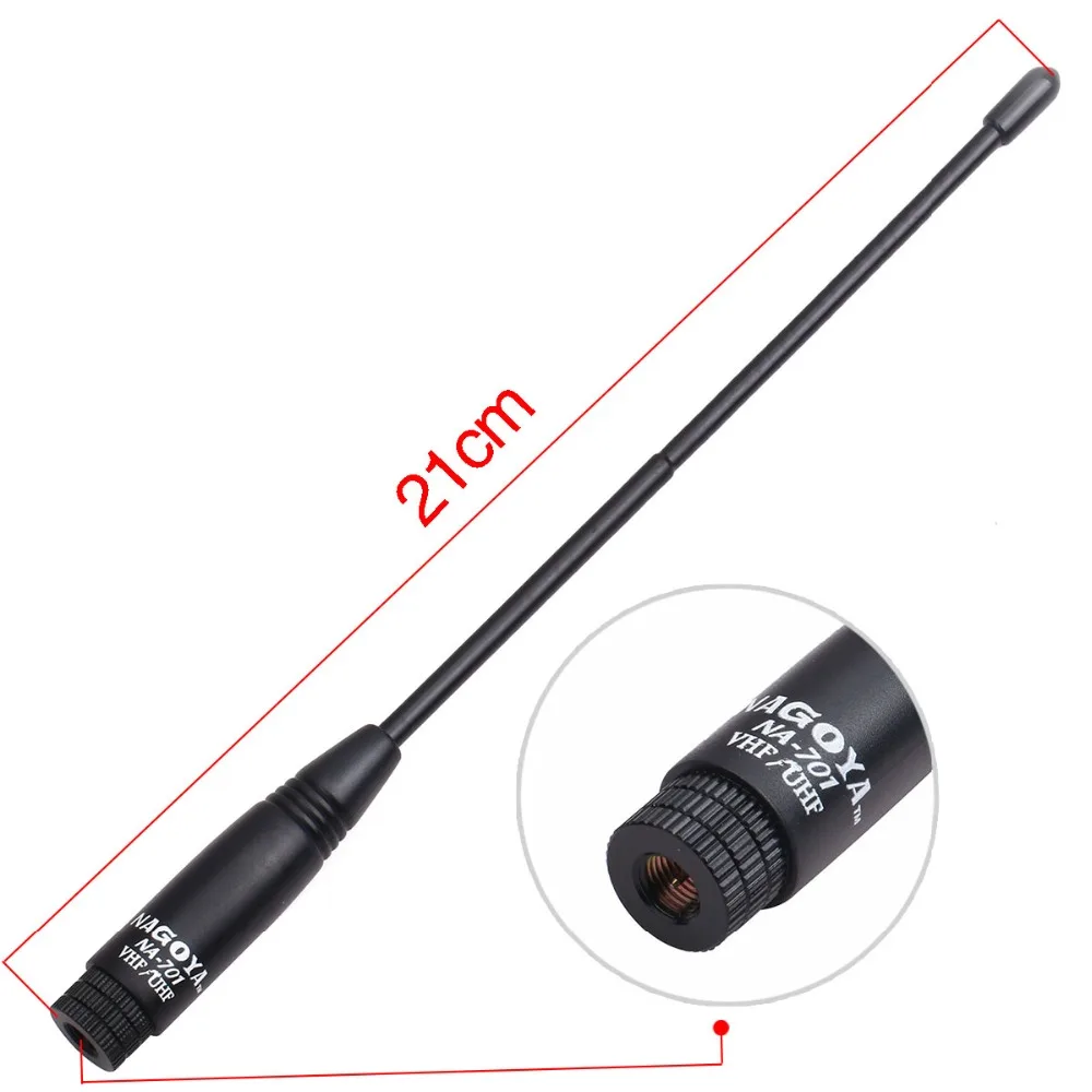 Nagoya NA 701 SMA Male Dual Band 144/430Mhz Flexible Soft Antenna HT ...