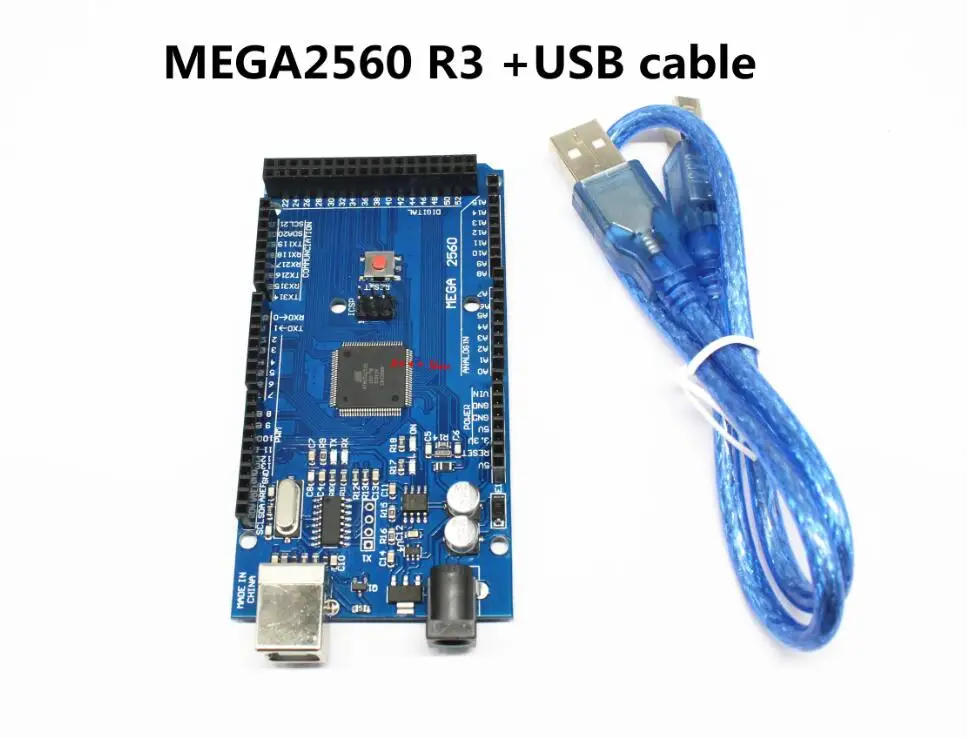 MEGA2560 R3 ATmega2560 R3 AVR USB плата+ USB кабель+ МЕГА 2560 R3 чехол для arduino MEGA 2560 R3 ...