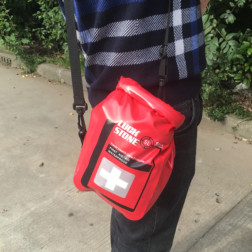 Empty Waterproof Emergency First Aid Kit Dry Bag Outdoor Medical Pouch ...