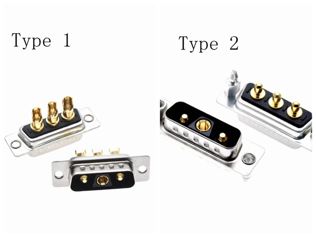 High-Power-DSUB-DB-Connector-3V3-male-Machined-Pin-Full-Gold-Flash-Wire ...