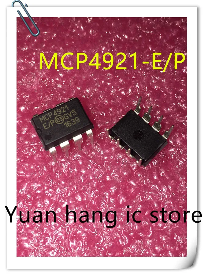 IC MCP4921 E/P MCP4921 DIP8 Original auténtico y nuevo IC, 5 uds.|Accesorios de batería y ...