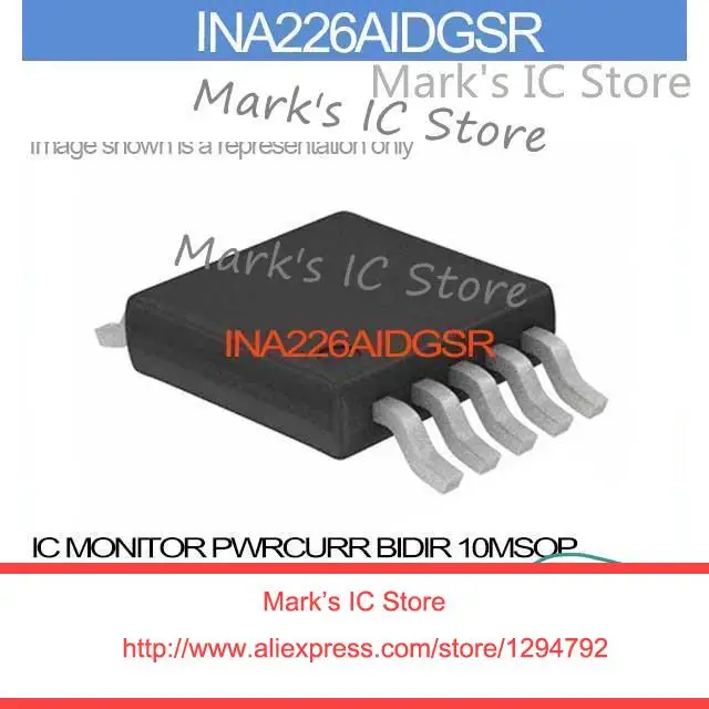 Ina226aidgsr IC MONITOR PWRCURR BIDIR 10 10msop INA226AIDG 226 INA226AI 226A INA226 226AI ...