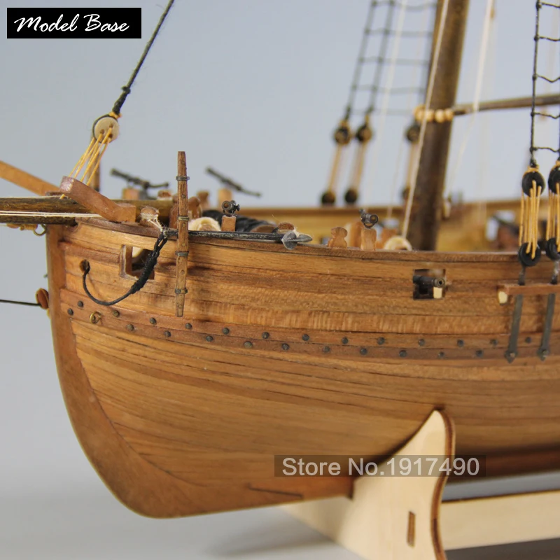 Wooden Ship Model Kits Educational Toy Model-Ship-Assembly DiyTrain ...