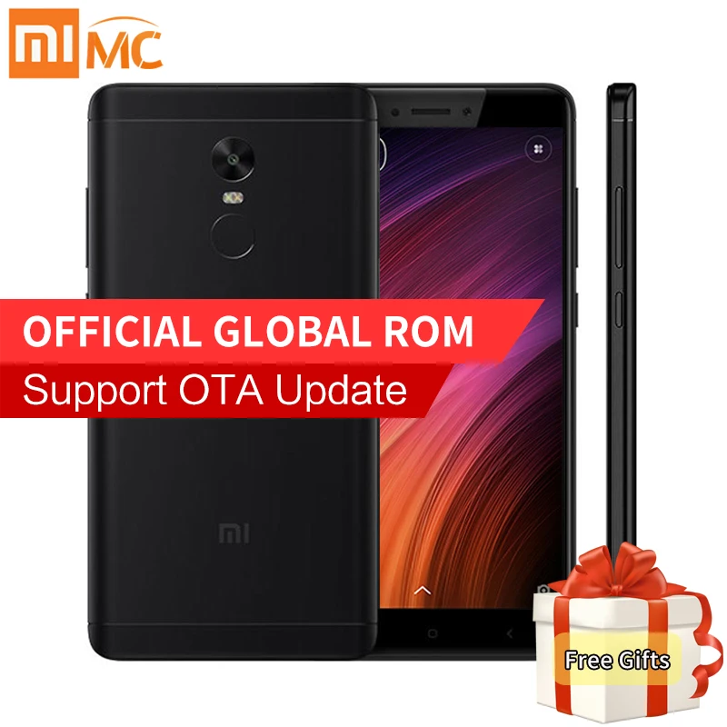 Original Xiaomi Redmi Note 4X 4GB RAM 64GB ROM Mobile Phone MTK Helio ...