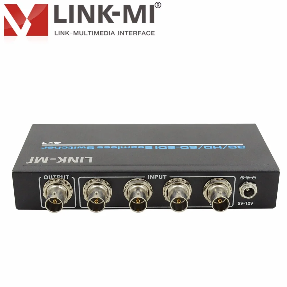 LINK MI S401 SDI Switch 4x1 3G/HD/SD SDI Seamless Switcher SDI video ...