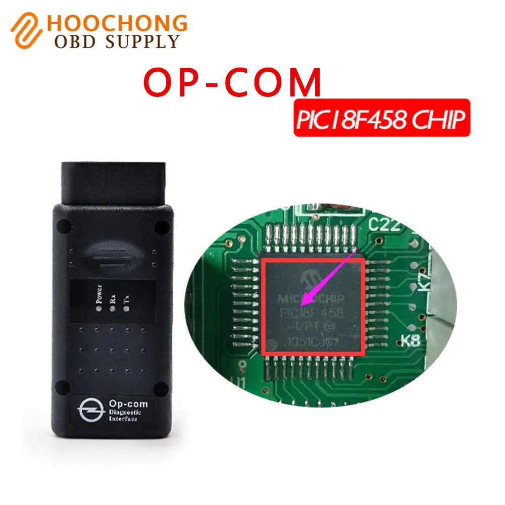 2017 OPCOM Professional เครื่องมือ V2014 OP COM OPCOM พร้อม PIC18F458 ...