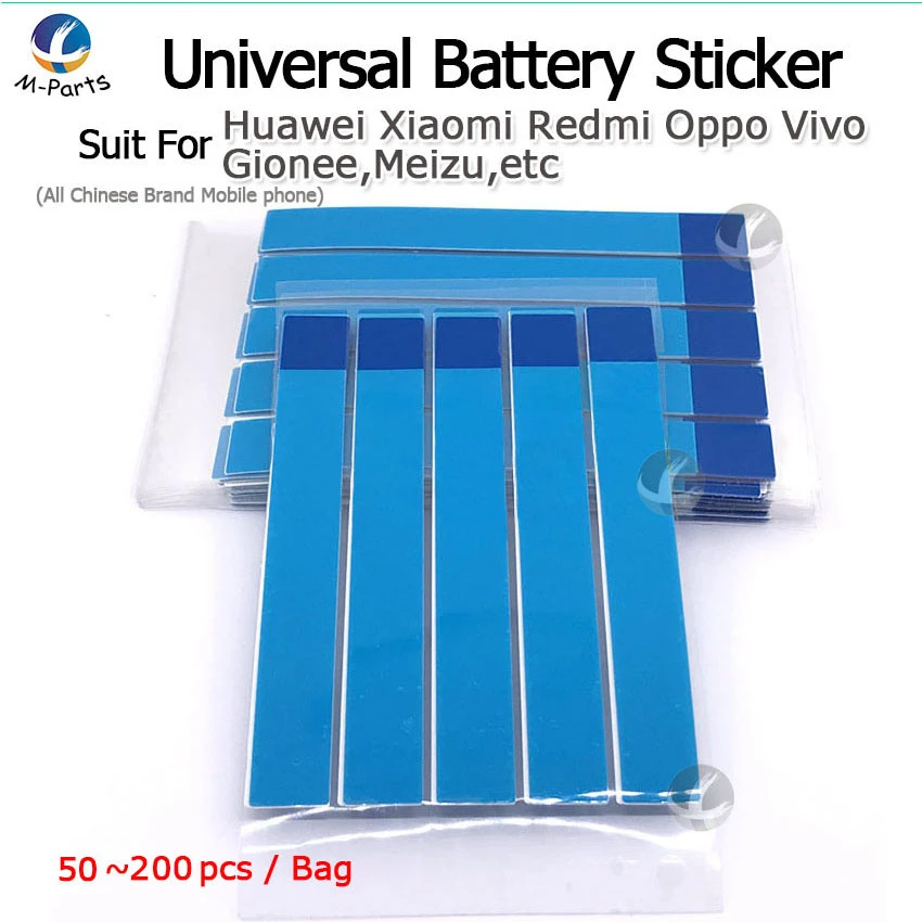 50~200pcs Universal Battery Adhesive Sticker For Huawei Xiaomi Vivo ...