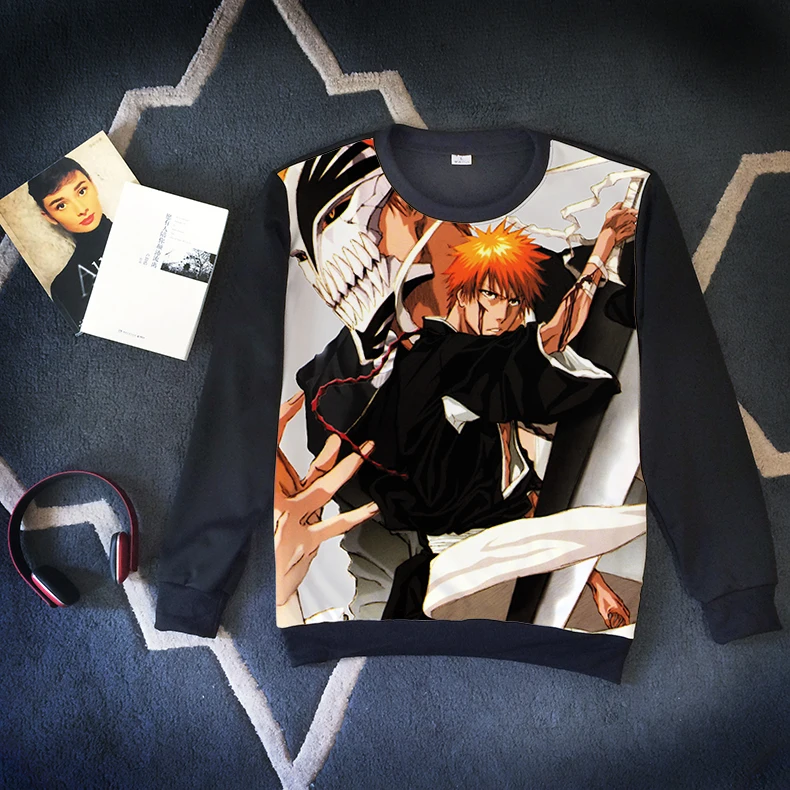 Free Shipping Anime Manga Bleach Sweatshirt Hoodies Men 014 In Hoodies And Sweatshirts From Mens