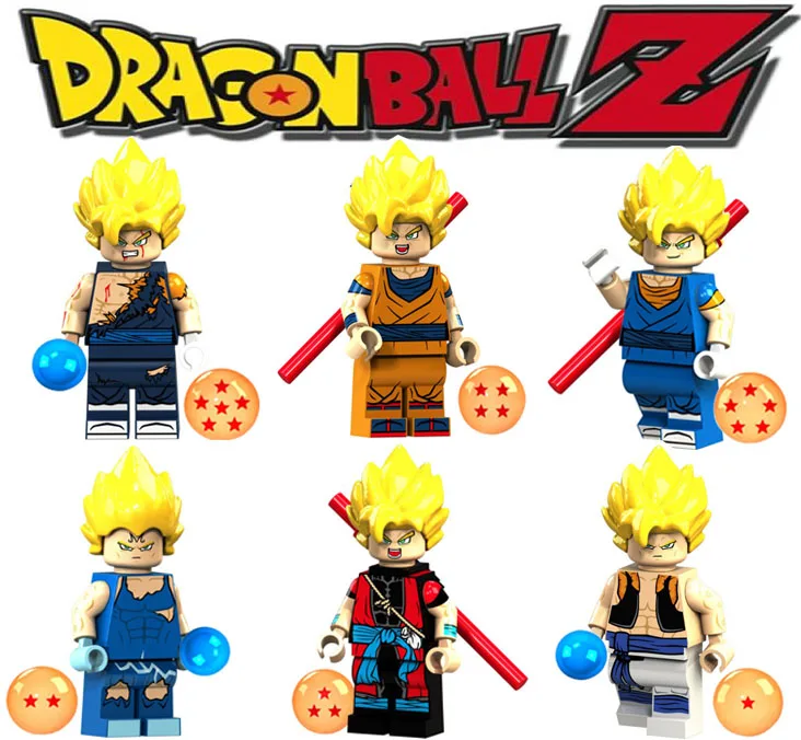 Dragon Ball blocks super hero building blocks Goku Krillin Gohan ...