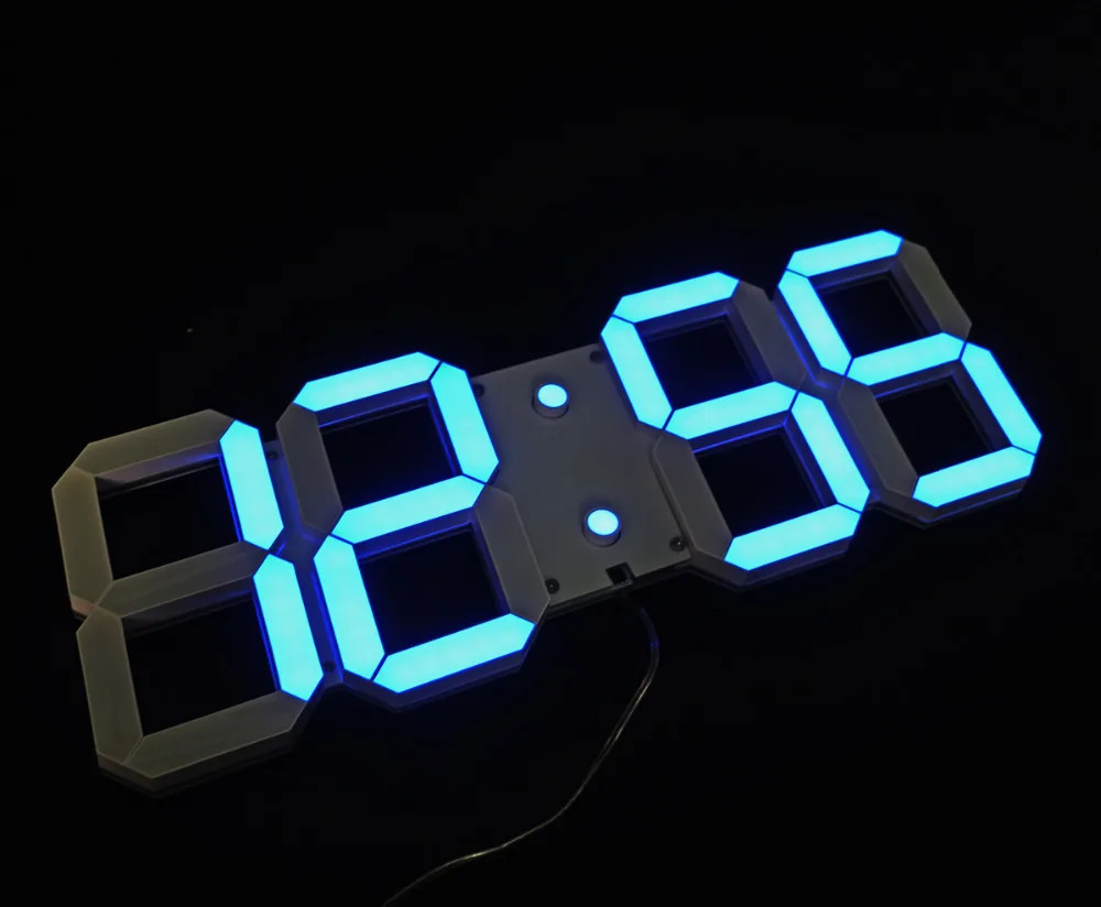Large Display Led Digital Wall Clock with Remote Control, Countdown ...