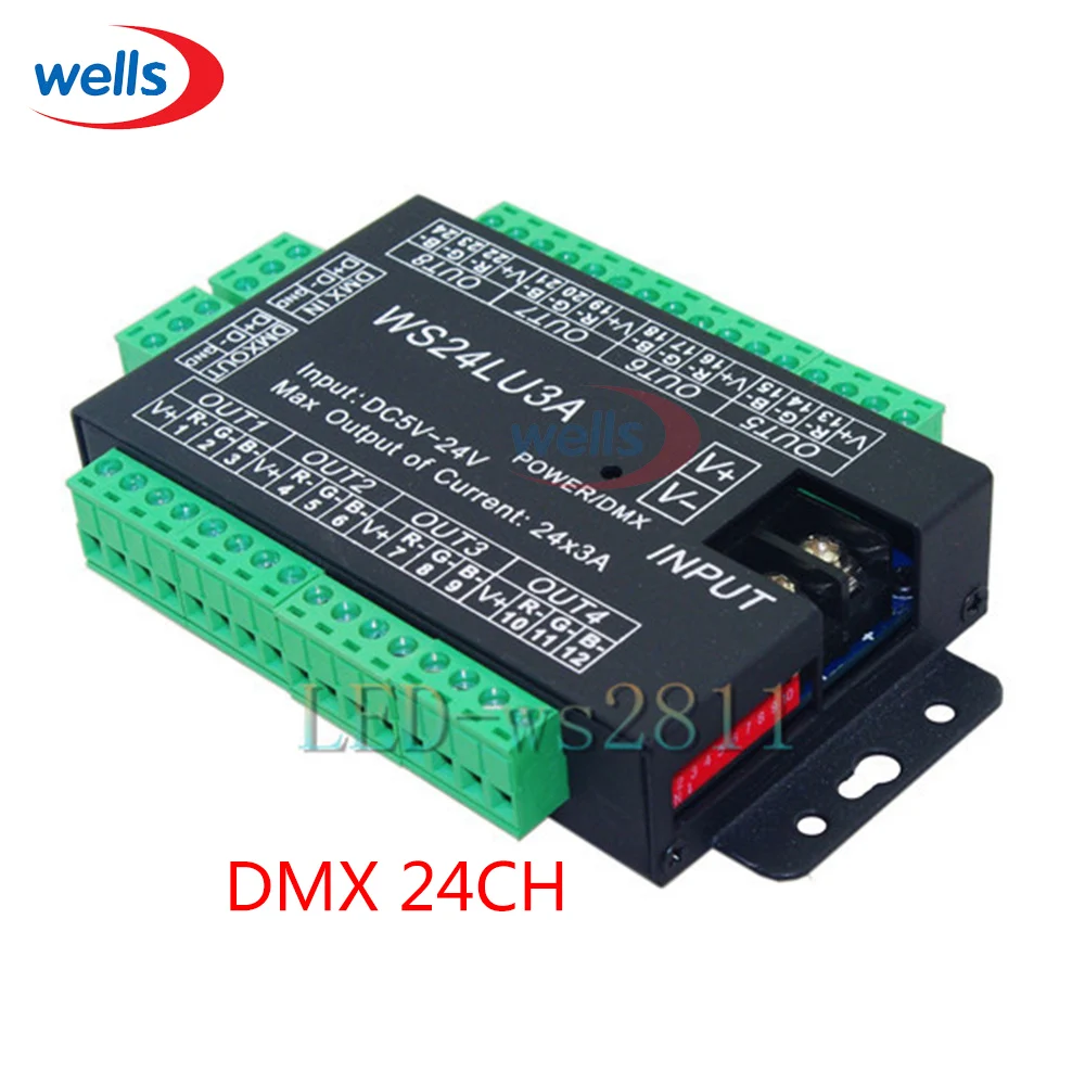 24CH-Easy-dmx512-DMX-decoder-each-channel-Max-3A-8-groups-RGB ...