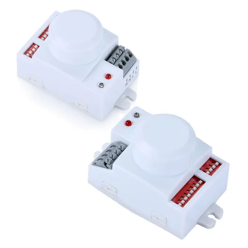 AC 220V Intelligent Microwave Motion Sensor Detector Switch Wireless ...