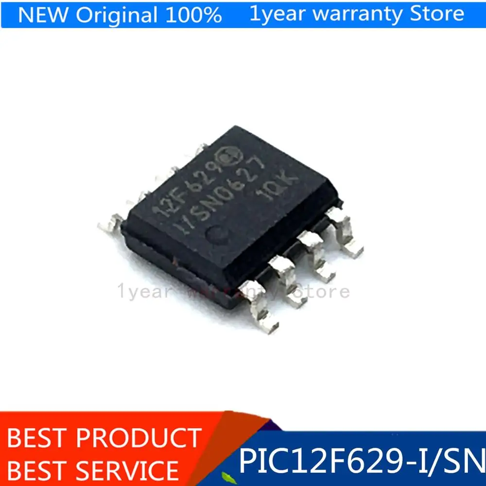 Nuevo original 20 unids/lote PIC12F629 I/SN PIC12F629 12F629 SOP 8 ...