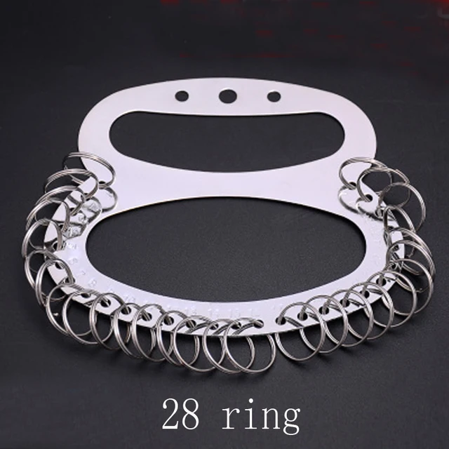 Stainless steel Multi ring key disk landlord string hanging key card ...