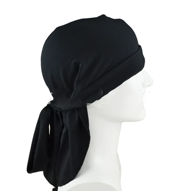 Мужские атласные дюраги Бандана тюрбан Парики мужские шелковистые дюраг ...