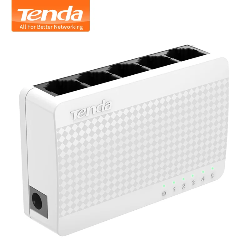 Tenda S105 Ethernet Switch,Mini 5 Port Desktop Ethernet Network Switch ...