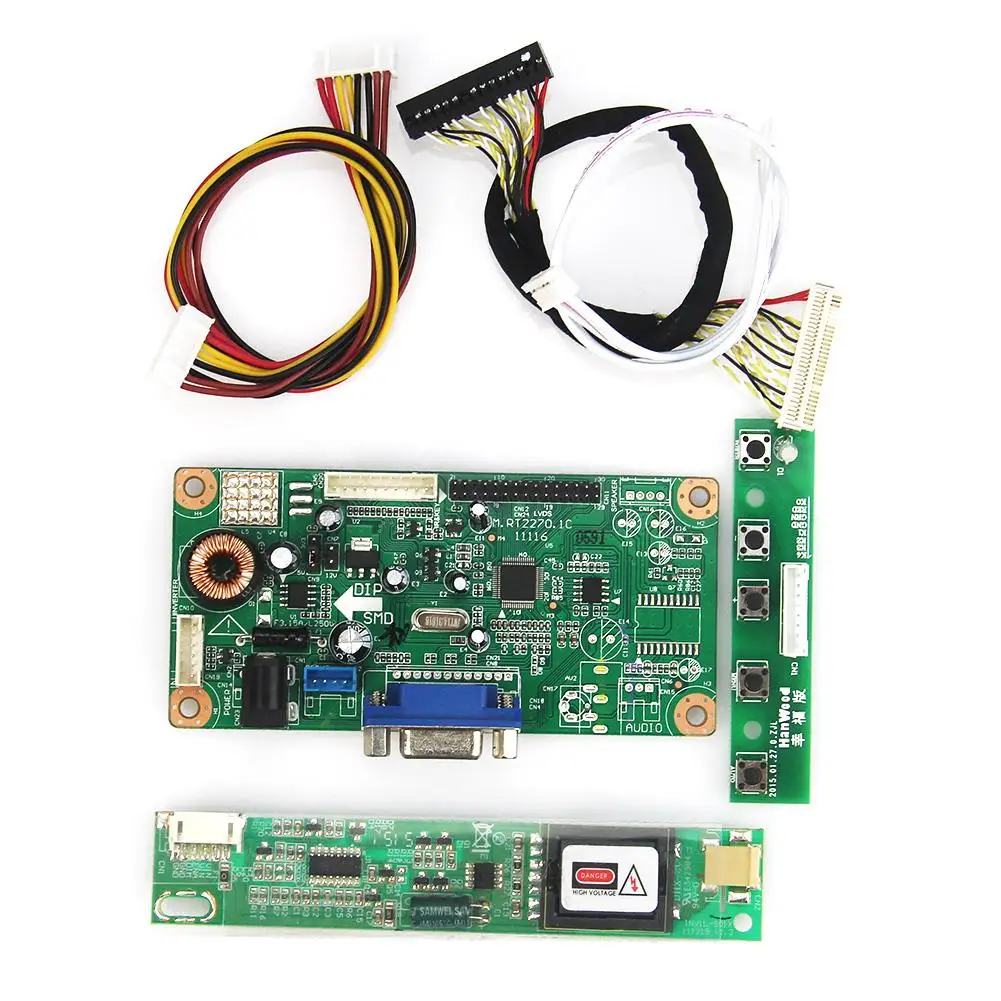 New Control Driver Board VGA LVDS Monitor Reuse Laptop 1440x900 For ...